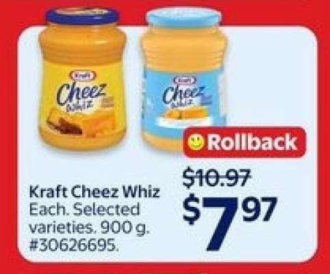 CHEESE SPREAD on sale - WALMART • Starting at ️ $7.97