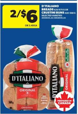 BREAD on sale - REAL CANADIAN SUPERSTORE • Starting at ️ $4.75
